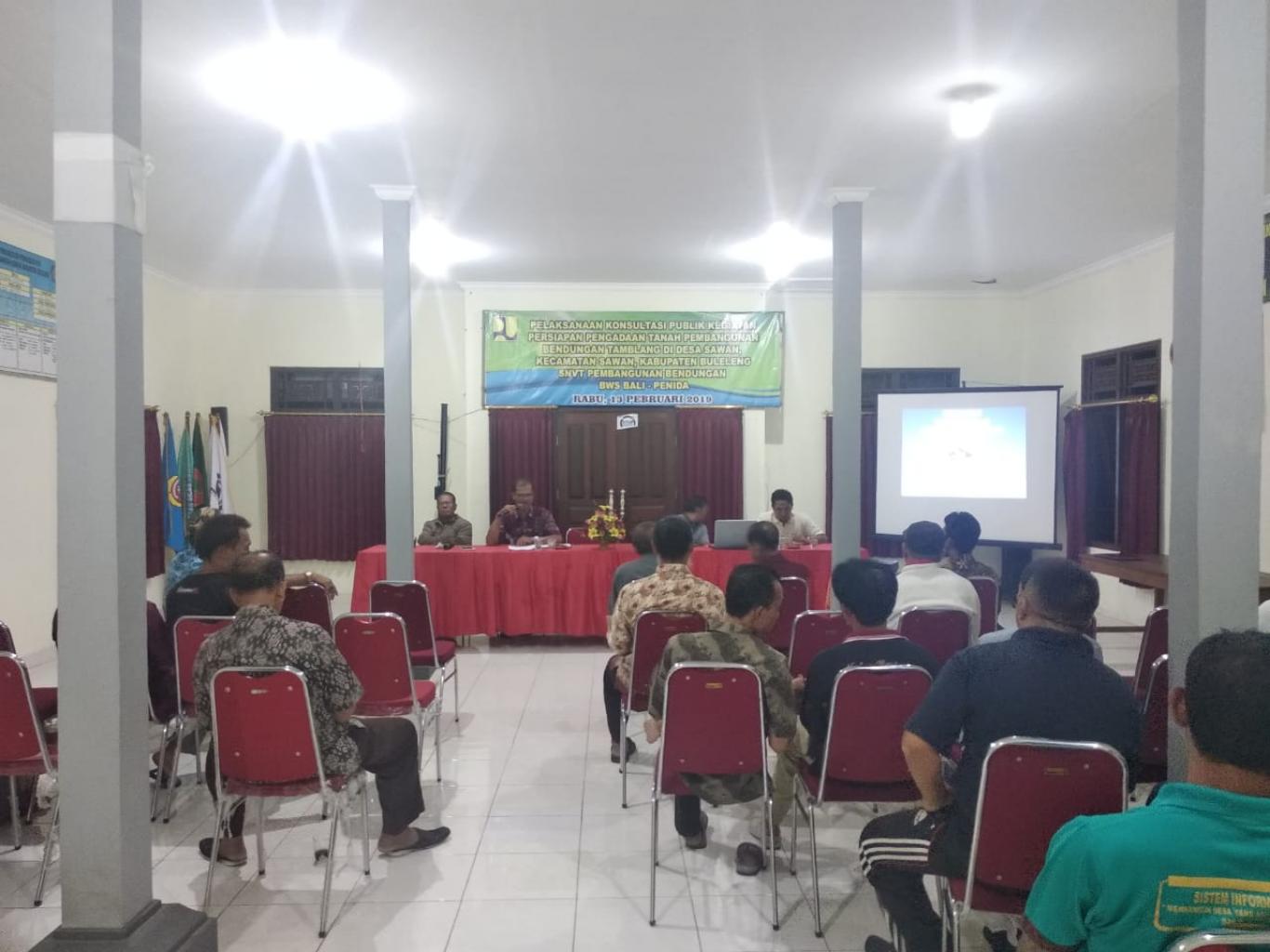 Rapat Pembentukan Panitia Pemilihan BPD Sawan Periode Tahun 2019-2025 ...